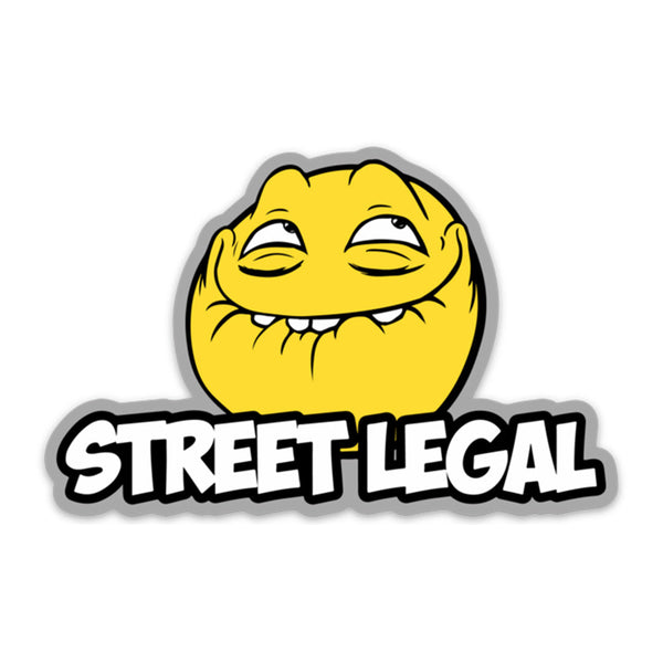 Street Legal Sticker – Stupid Stickers