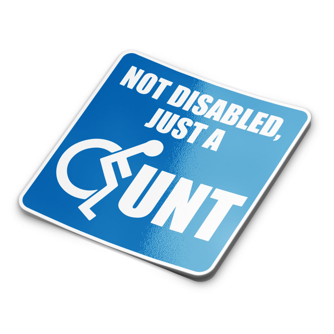Not Disabled Sticker – Stupid Stickers