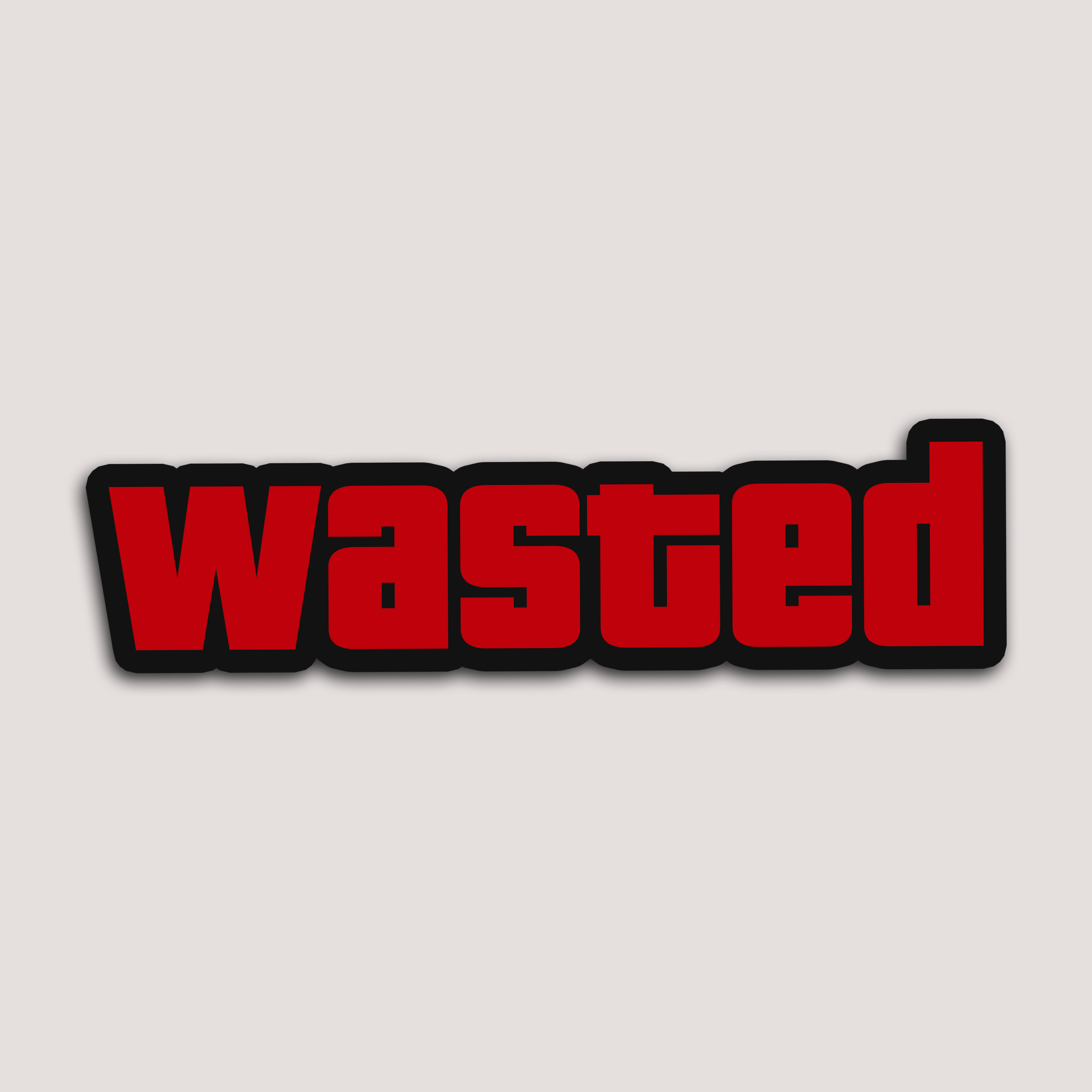 Wasted Sticker – Stupid Stickers